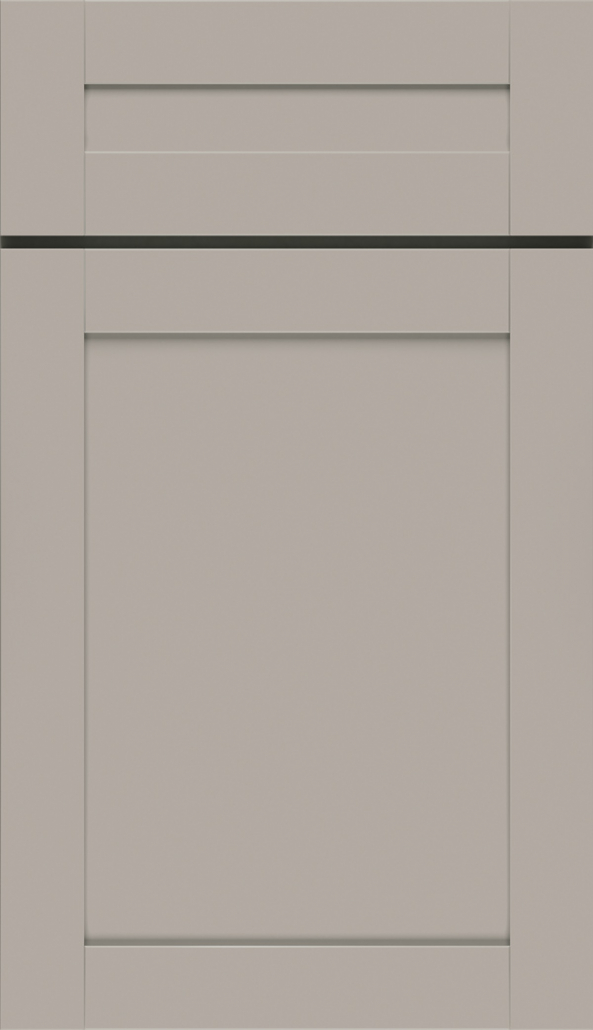 Brellin 5 Piece Door Style In Stone Gray PureStyle Aristokraft ...